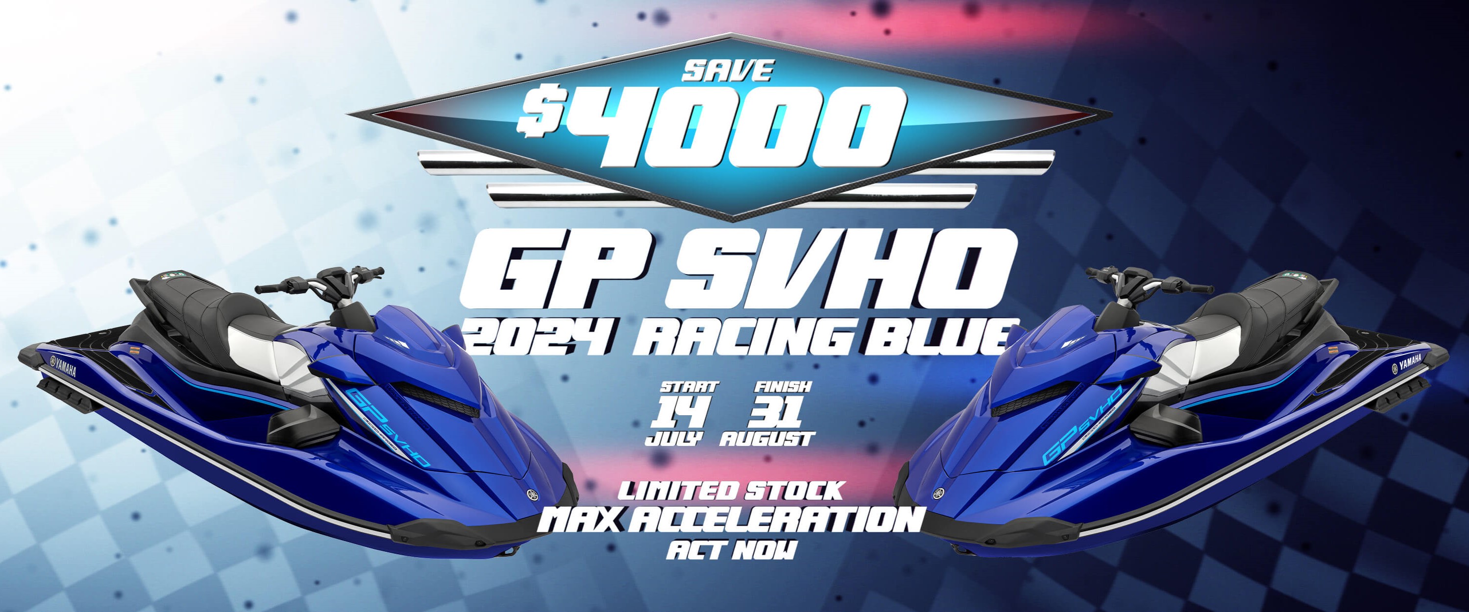 Race-Ready Deal: Save $4,000 on the 2024 Yamaha GP SVHO | Diptech Performance